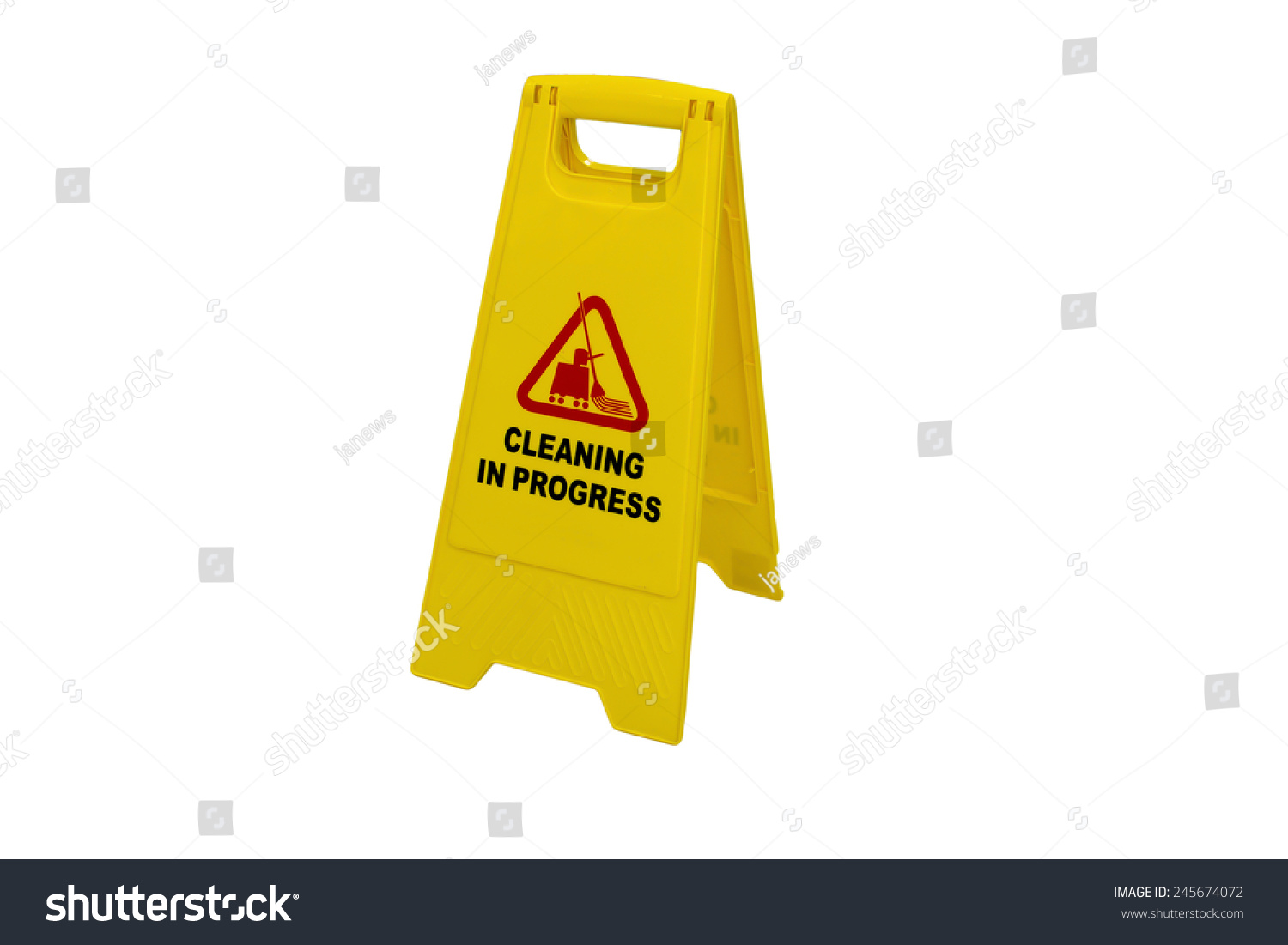 Cleaning Progress Caution Sign Isolated: foto de stock (editar ahora ... Cleaning Progress Caution Sign Isolated: foto de stock (editar ahora ...