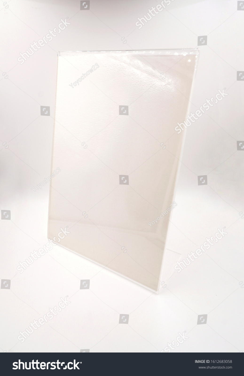Clear Plastic Table Display Stand Stock Photo 1612683058 | Shutterstock
