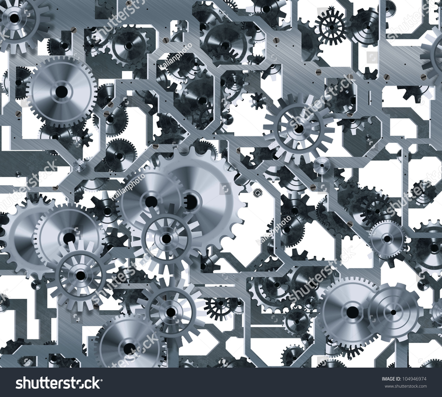 Clockwork Texture For Background Stock Photo 104946974 : Shutterstock