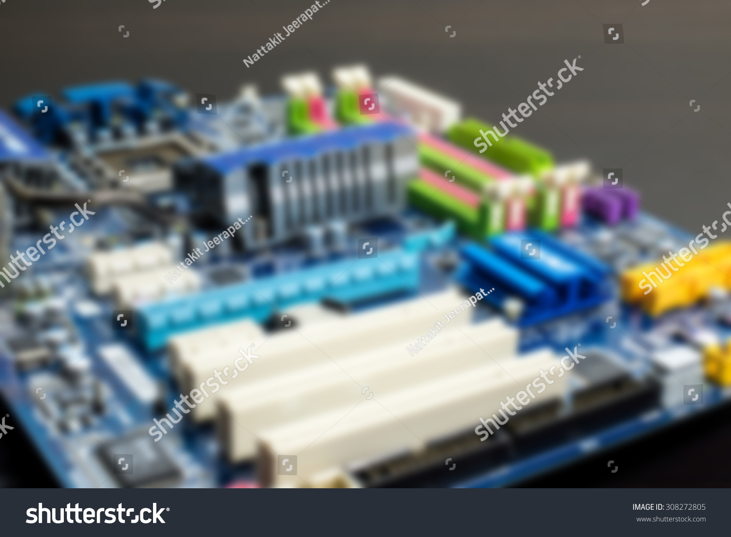 Close Old Cpu Processor Socket Mainboard Stock Photo 308272805 ...