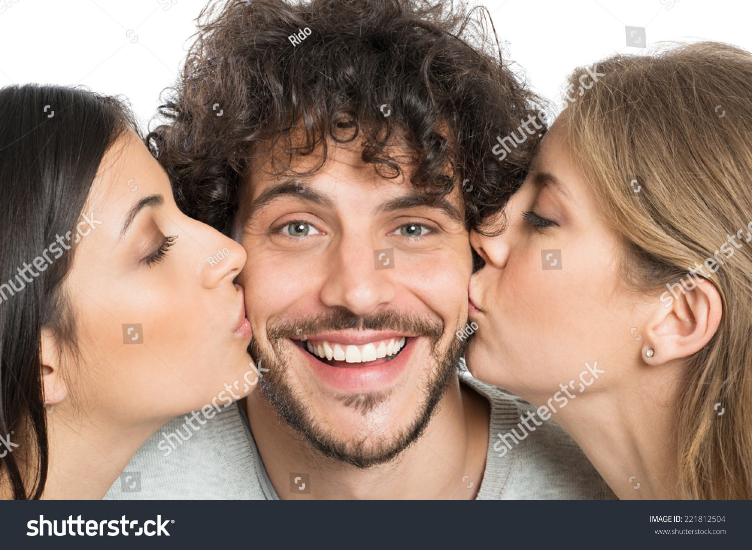 Two Women Kissing Man 211 624 Images Photos Et Images Vectorielles
