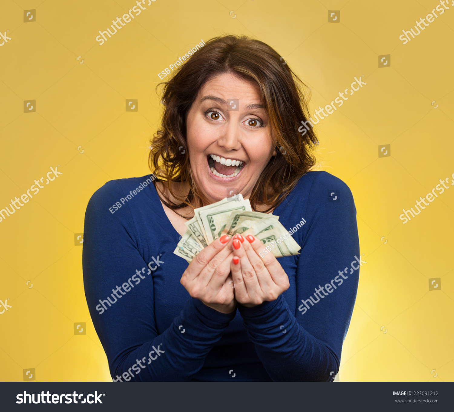 Closeup Portrait Super Happy Excited Successful Stock Photo (Edit Now ... Closeup Portrait Super Happy Excited Successful Stock Photo (Edit Now ...