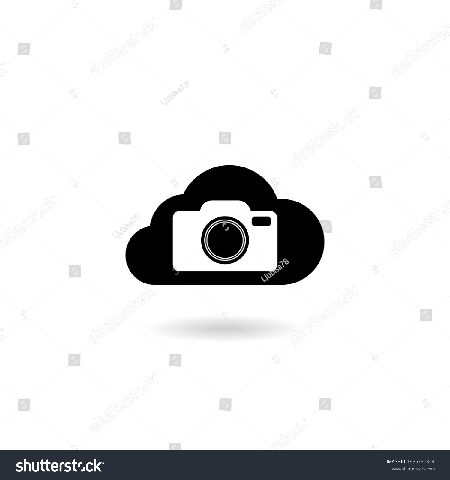 Cloud Camera Logo Shadow Stock Illustration 1935736354 | Shutterstock