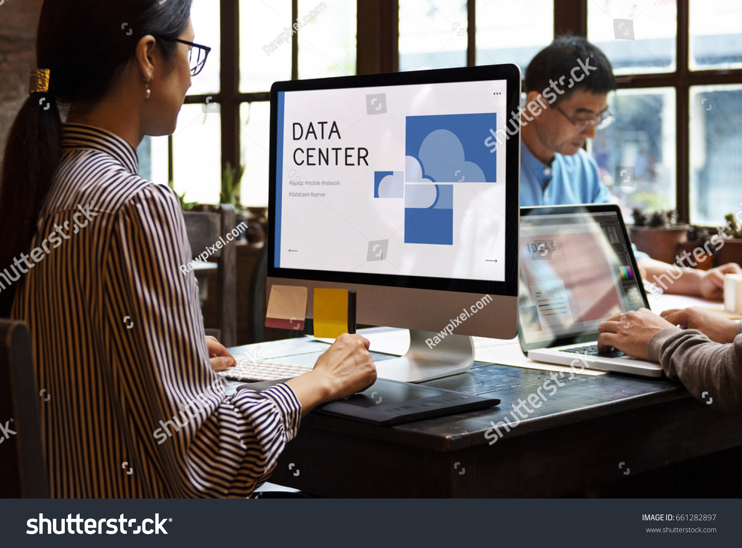 Cloud Storage Digital Sync Streaming Technology Stock Photo (Edit Now ...