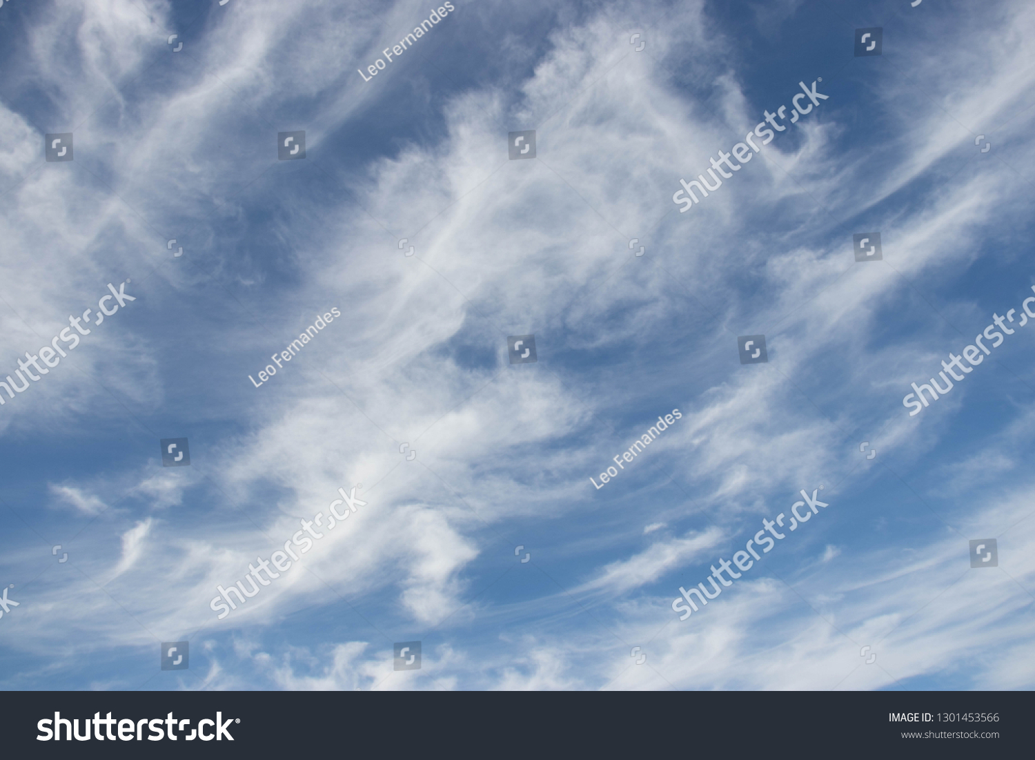Cloudy Sky Texture Background Stock Photo (Edit Now) 1301453566