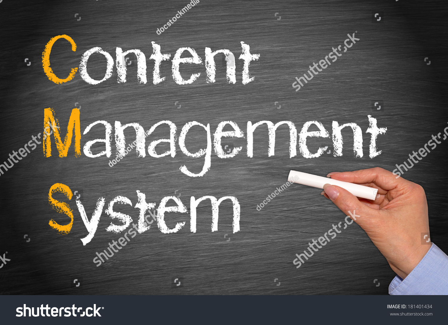 Cms Content Management System Stock Photo 181401434 | Shutterstock