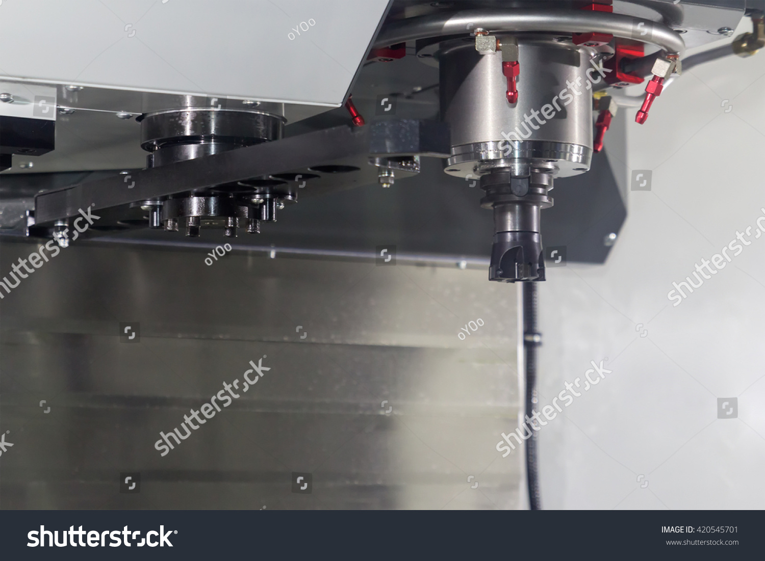 Cnc Milling Machine Working Tool Set 스톡 사진 420545701 | Shutterstock