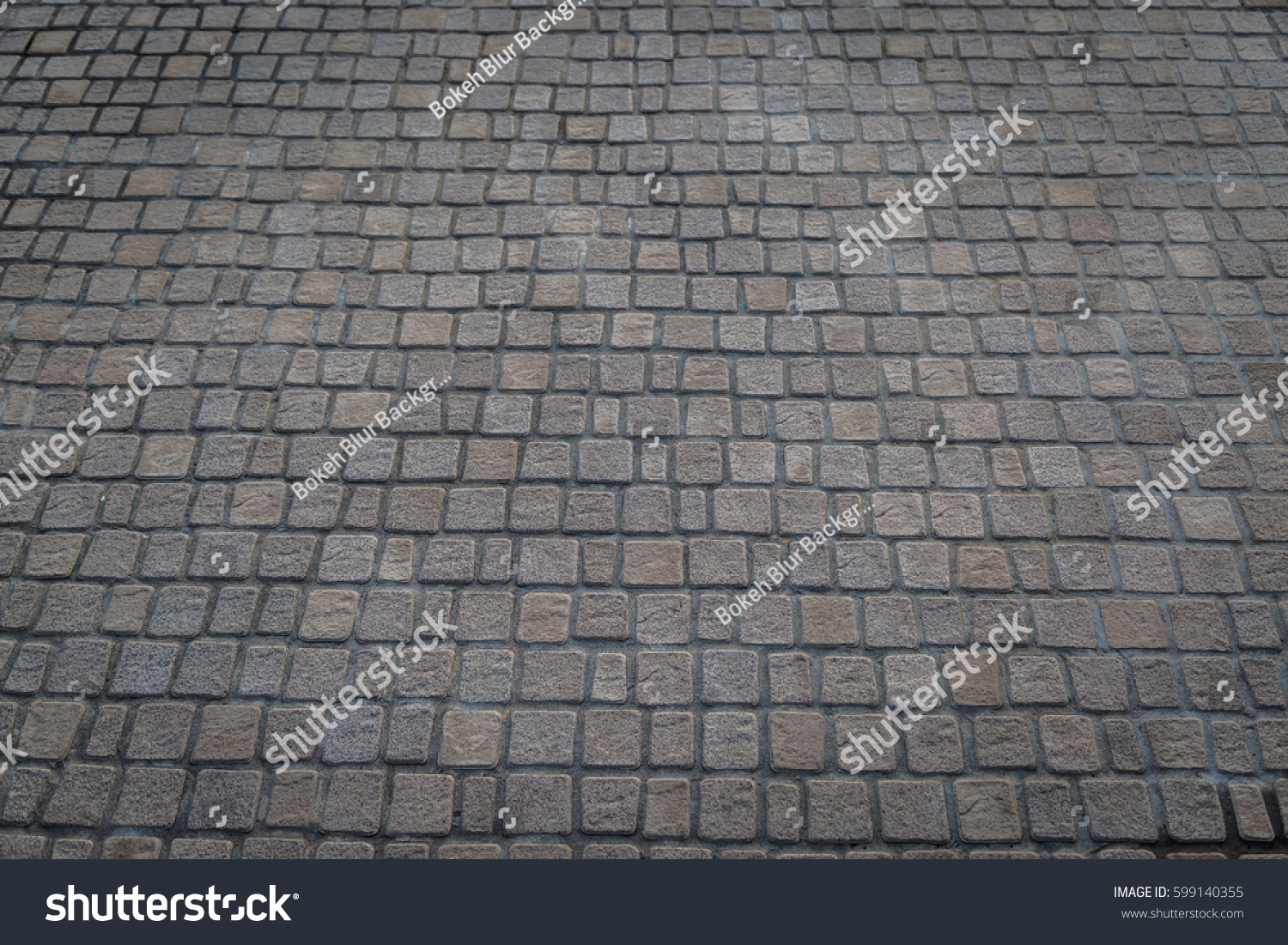 Cobblestone Pavement Texture Background Stock Photo 599140355 ...