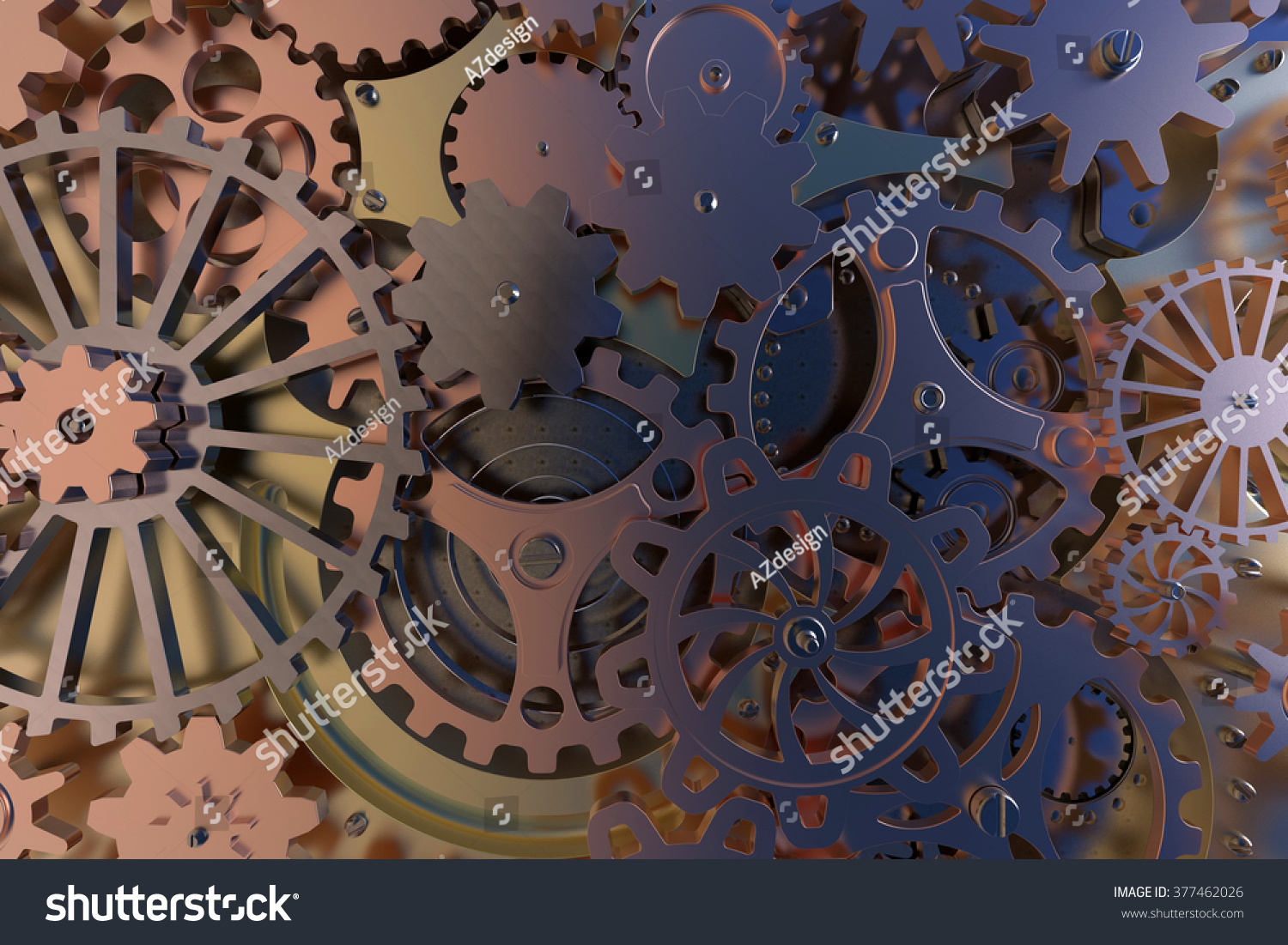 Cogwheels Background 3d Render Stock Illustration 377462026 | Shutterstock