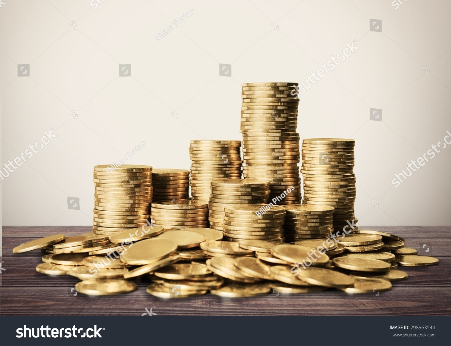 Coin Gold Stack Stock Photo 298963544 | Shutterstock