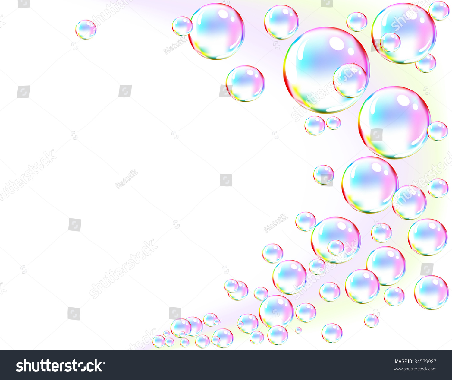 Colored Bubble Splash Stock Photo 34579987 : Shutterstock