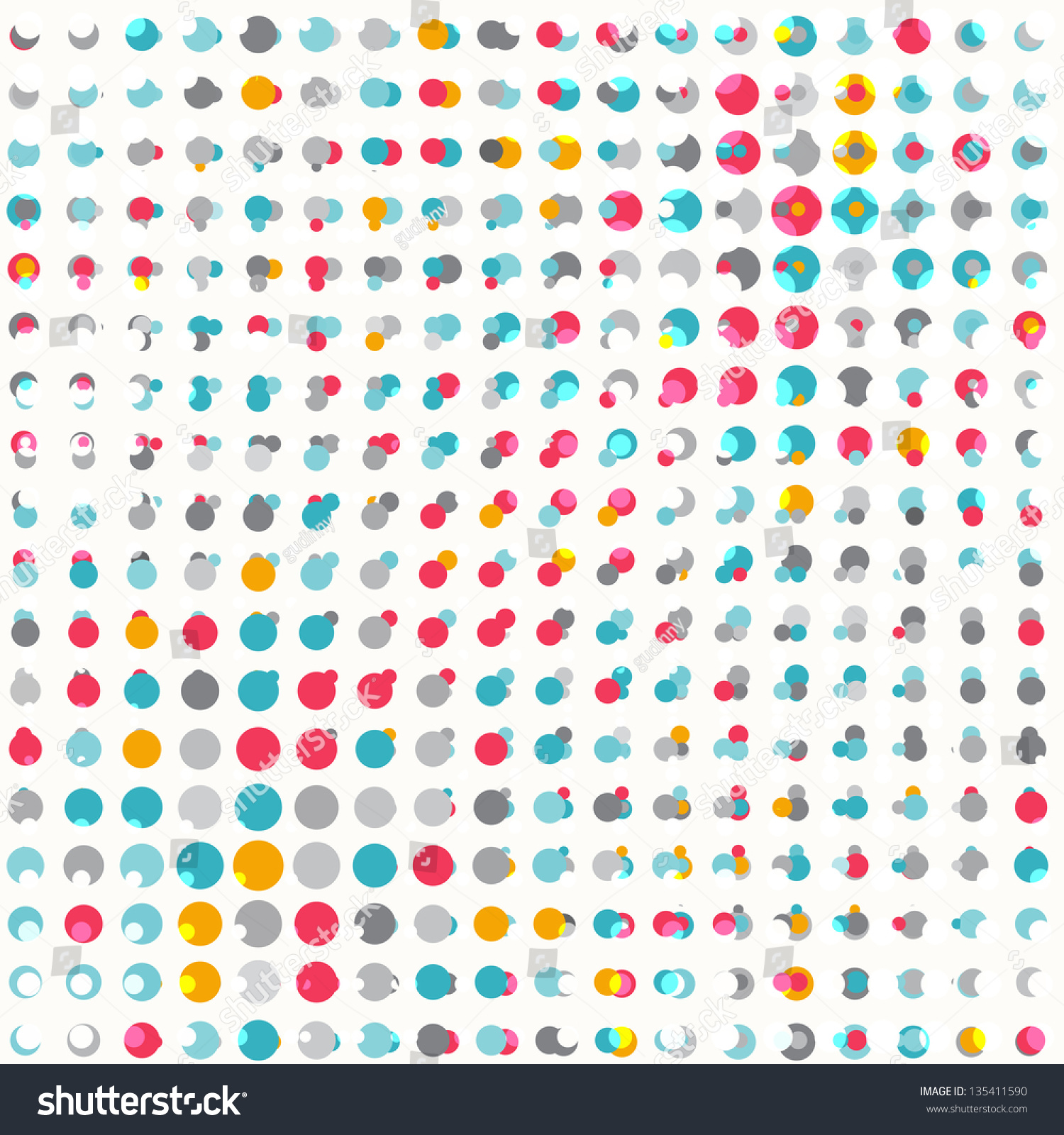 Colored Point Seamless Texture Raster Version Stock Illustration ...
