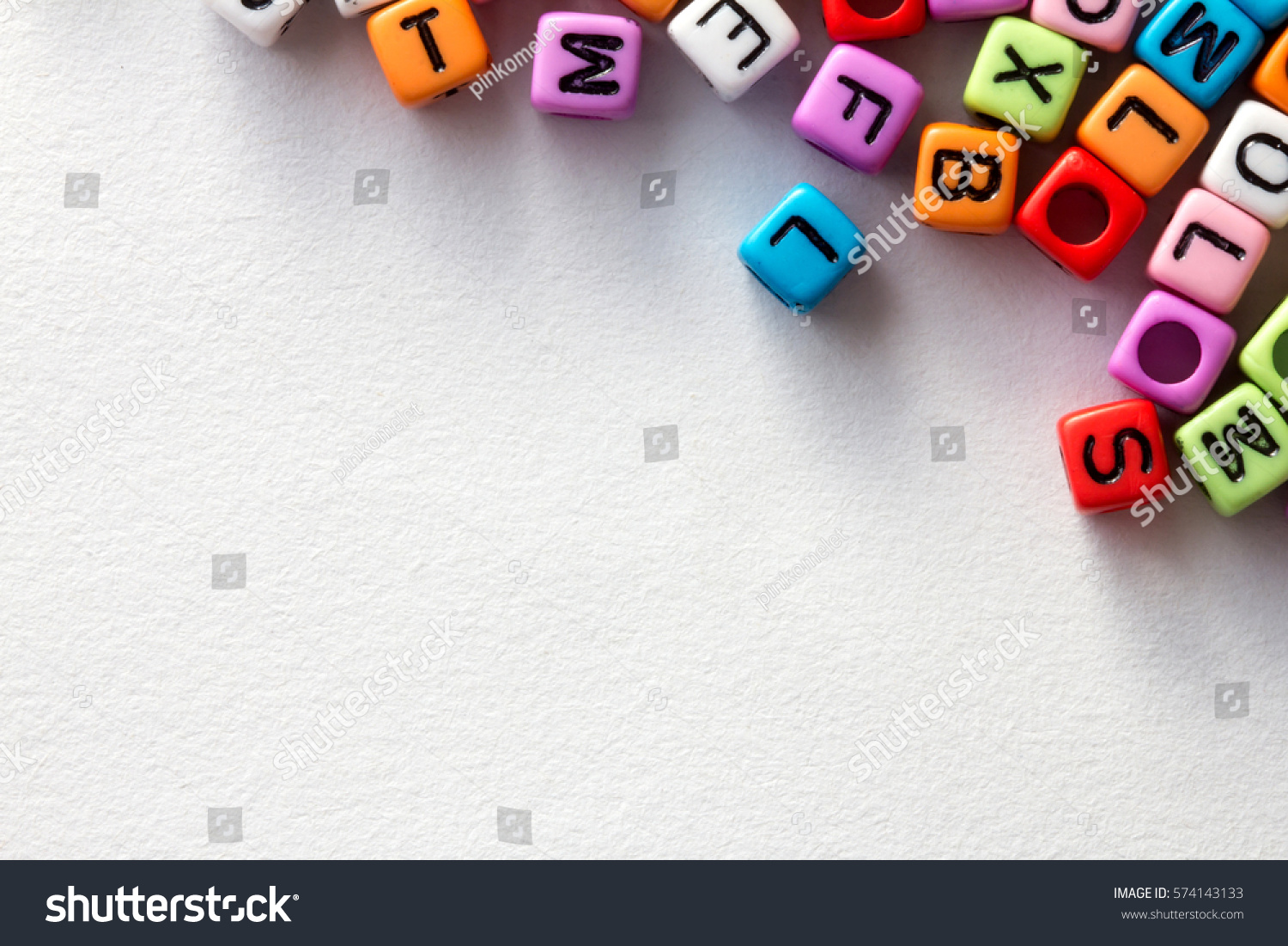 Colorful English Alphabet Cube On White Stock Photo 574143133 ... Colorful English Alphabet Cube On White Stock Photo 574143133 ...