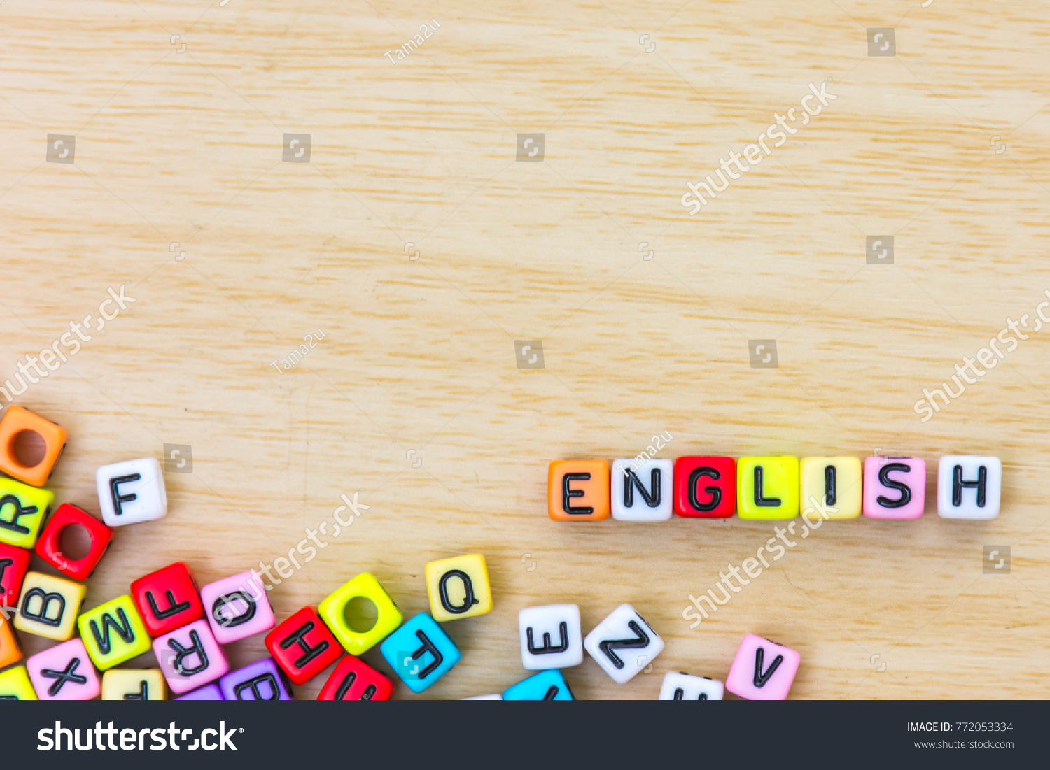 Colorful English Alphabet Cube On Wooden Stock Photo (Edit Now) 772053334 Colorful English Alphabet Cube On Wooden Stock Photo (Edit Now) 772053334