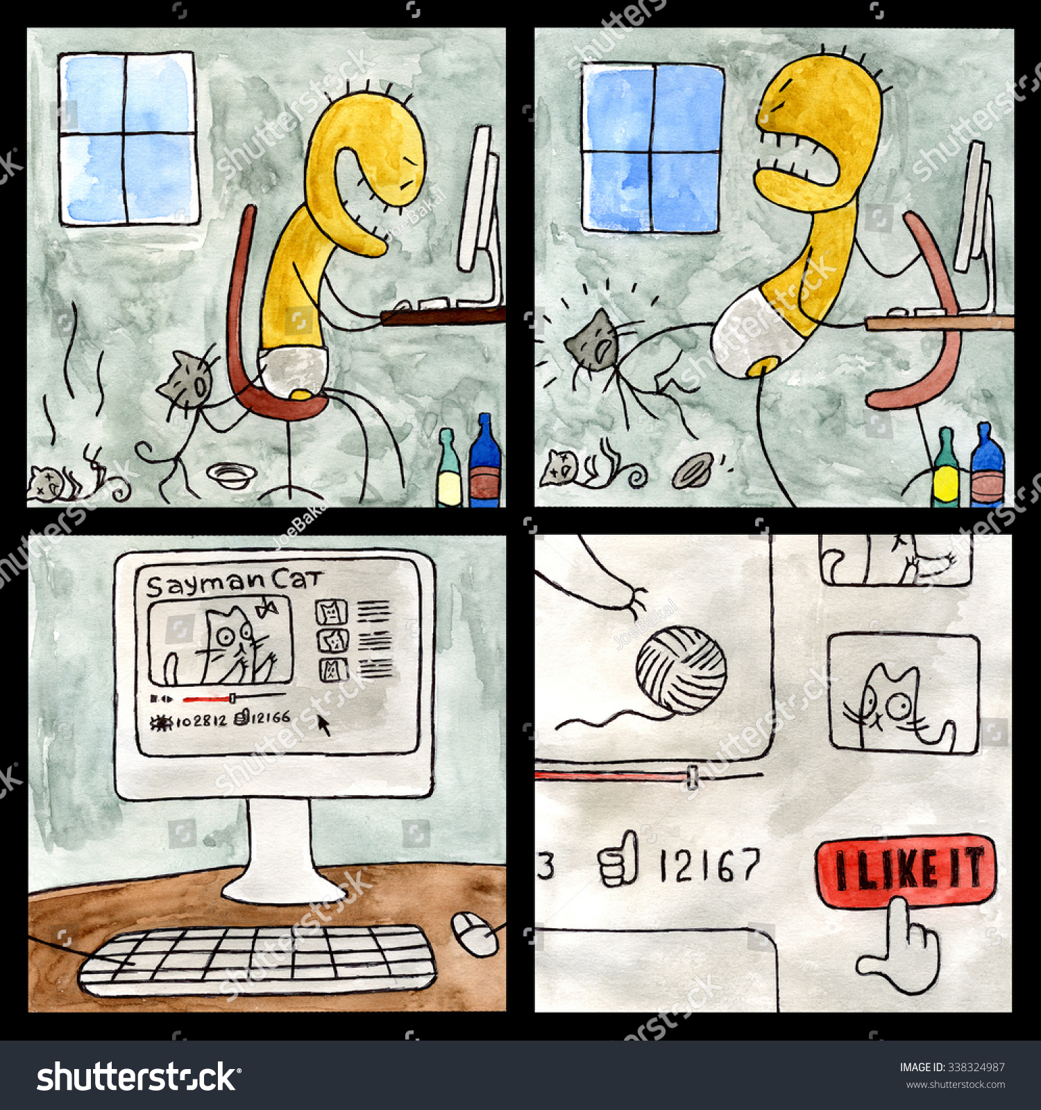 Comic Strip Stock Illustration 338324987 | Shutterstock
