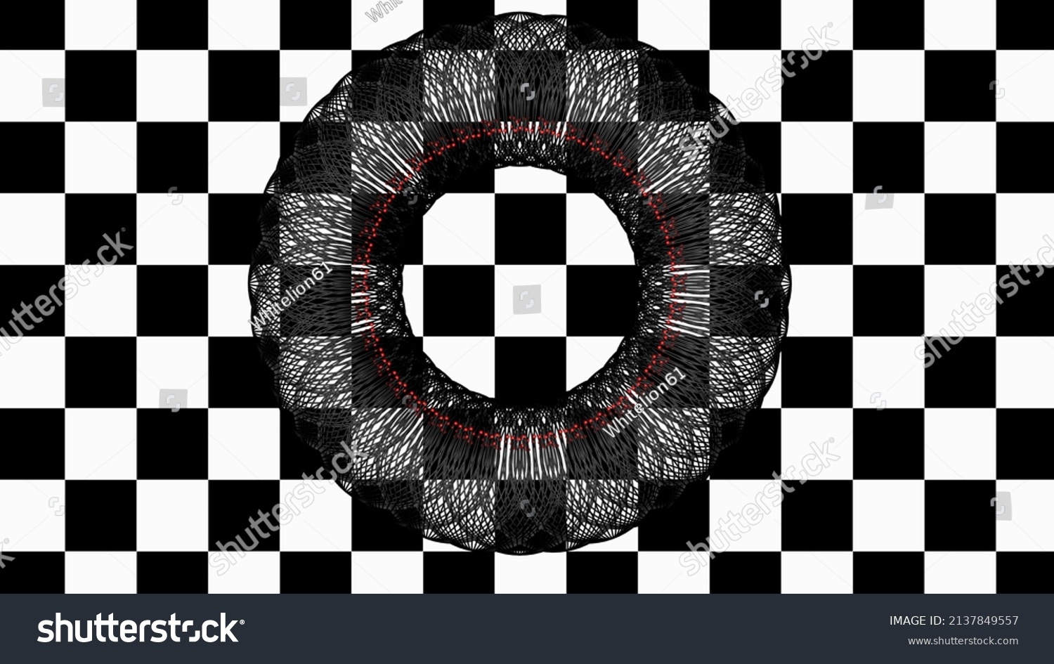 Complex Torus Background 3d Animation Stock Illustration 2137849557 ...