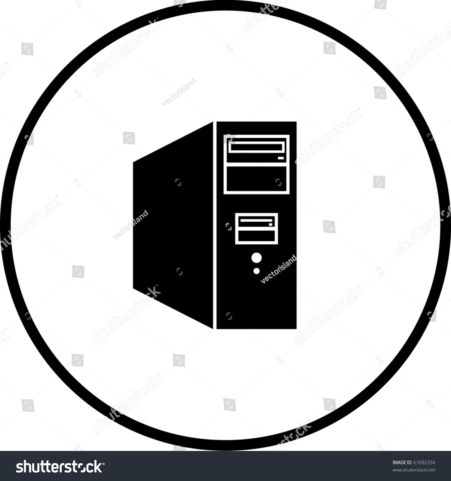 Computer Cpu Symbol Stock Illustration 61692334 - Shutterstock