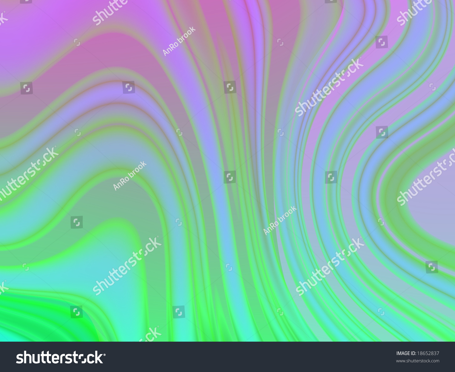 Computer Generated Wavy Abstract Background Stock Illustration 18652837 ...