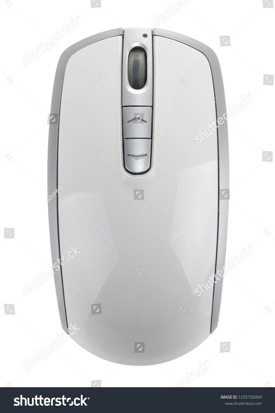 Computer Mouse Top View Clipping Path Stock Photo 1255726069 | Shutterstock