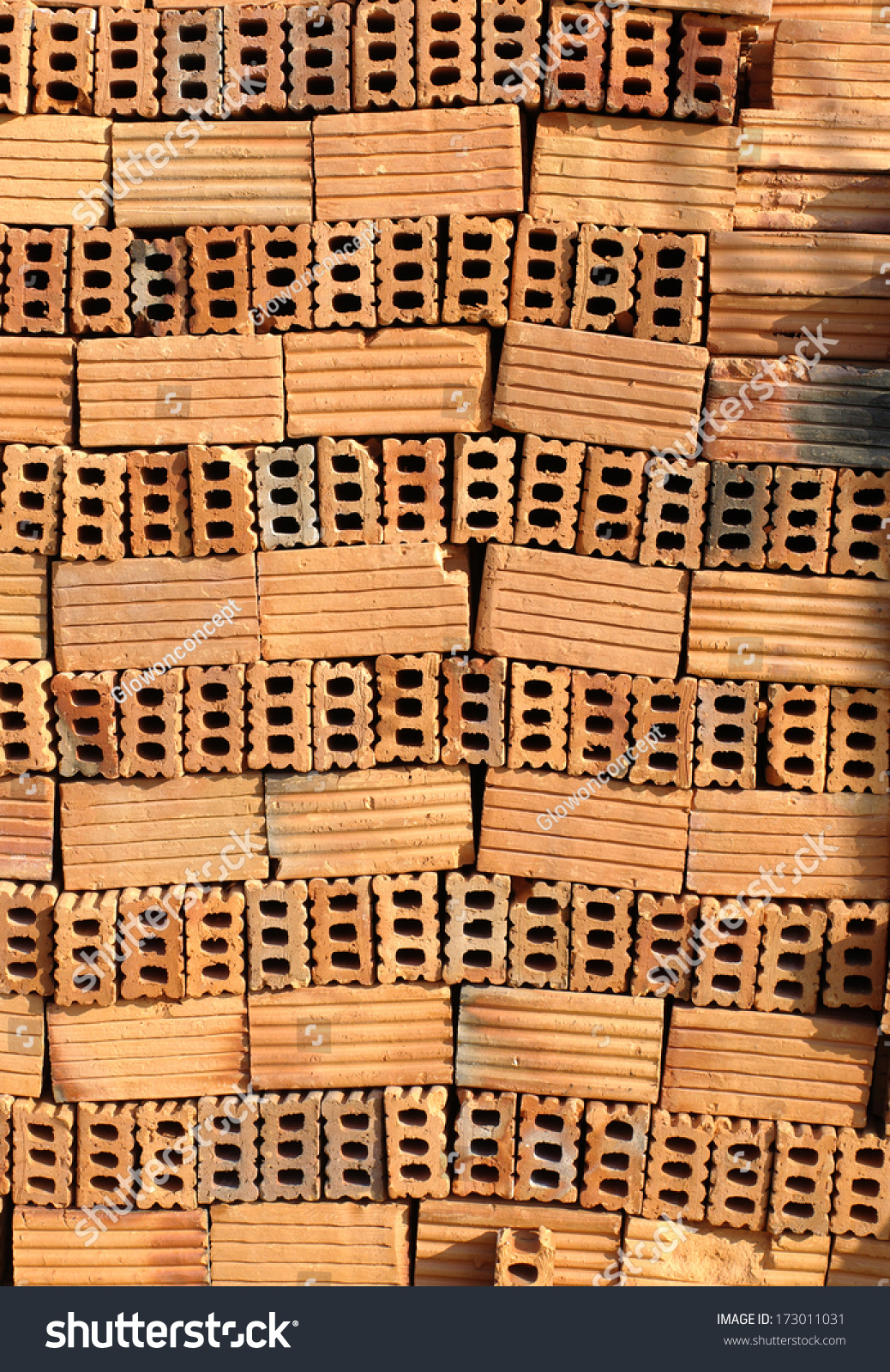 Construction Brick Texture Background Stock Photo (Edit Now) 173011031