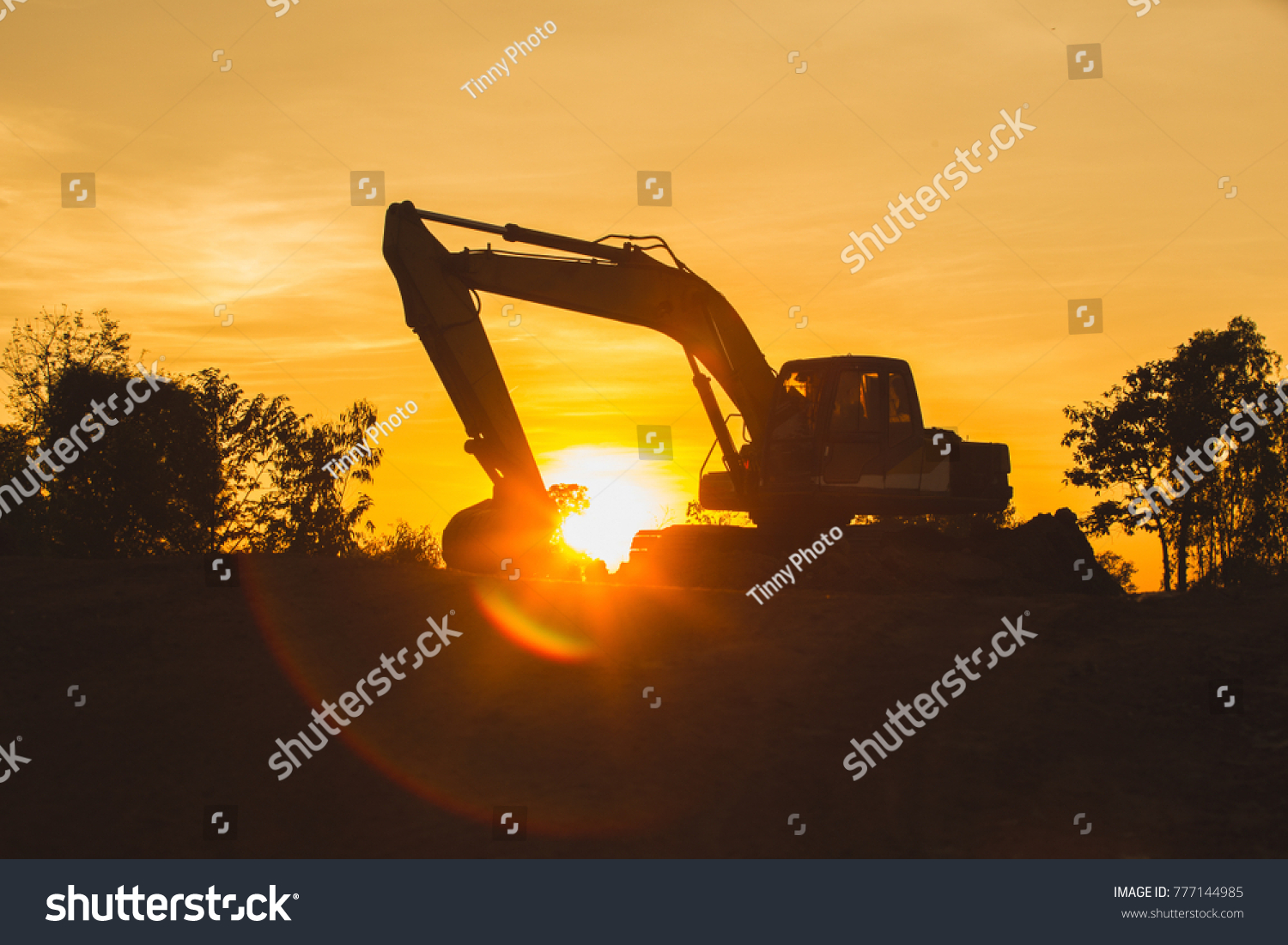 Construction Digger Machine Stock Photo 777144985 | Shutterstock