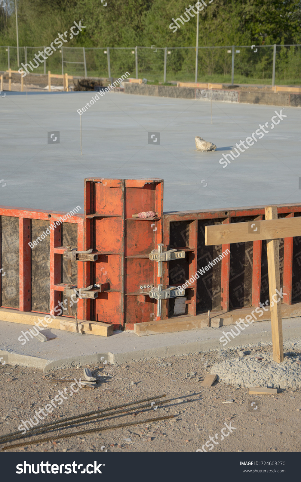 Construction Site Basic Plate Stock Photo 724603270 | Shutterstock
