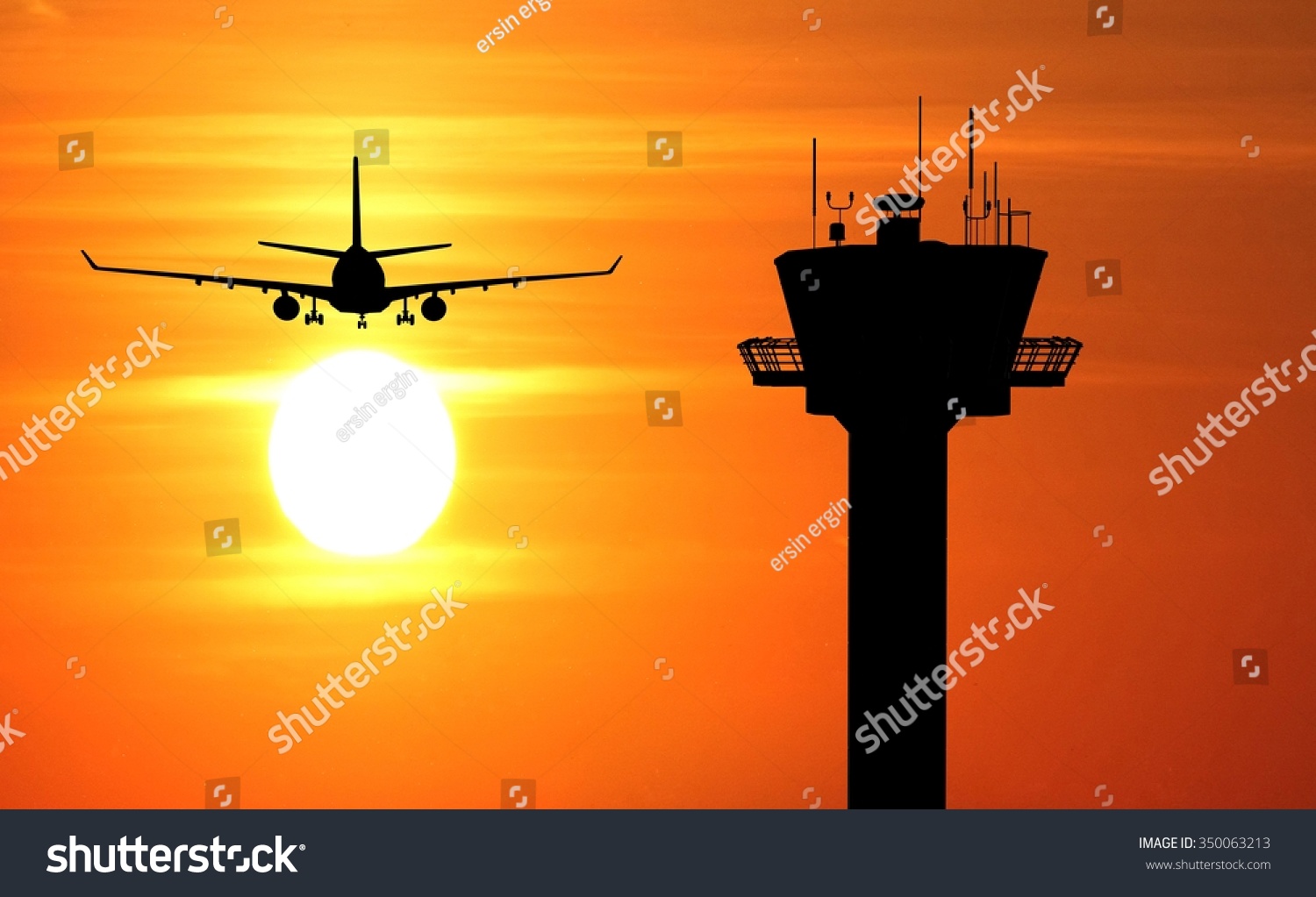 Control Tower Stock Illustration 350063213 | Shutterstock