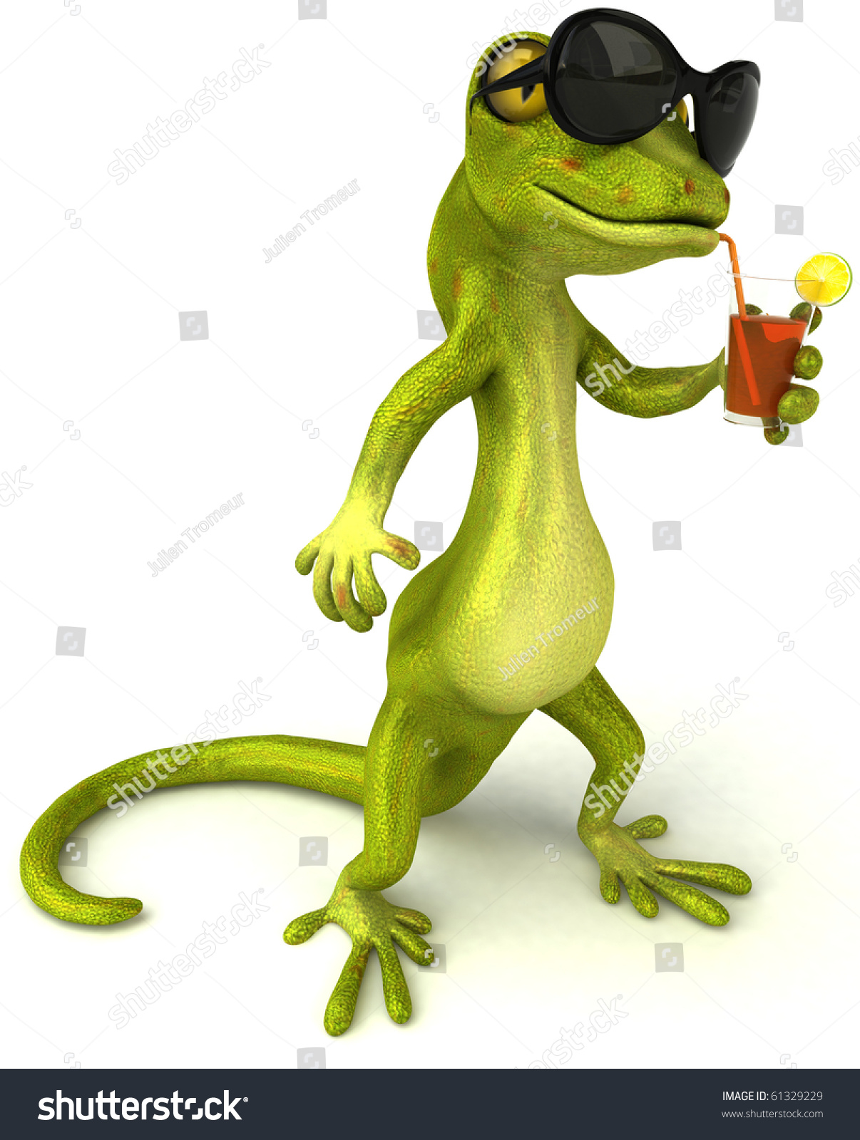 Cool Lizard Stock Illustration 61329229 - Shutterstock