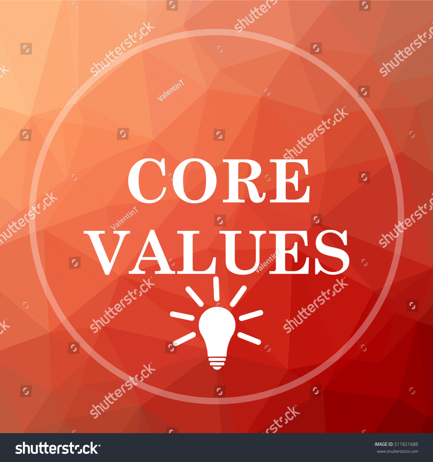 Core Values Icon Core Values Website 스톡 일러스트 511821688 | Shutterstock