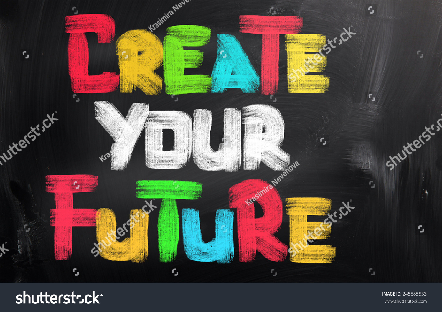Create Your Future Concept Stock Illustration 245585533 | Shutterstock