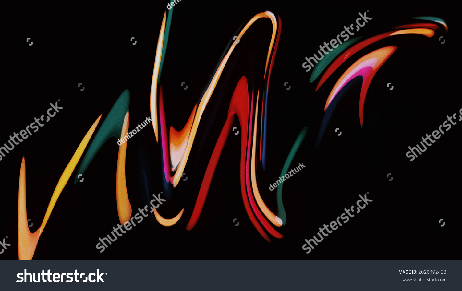 Creative Abstract Background 4k Rendering Stock Illustration 2020492433 ...