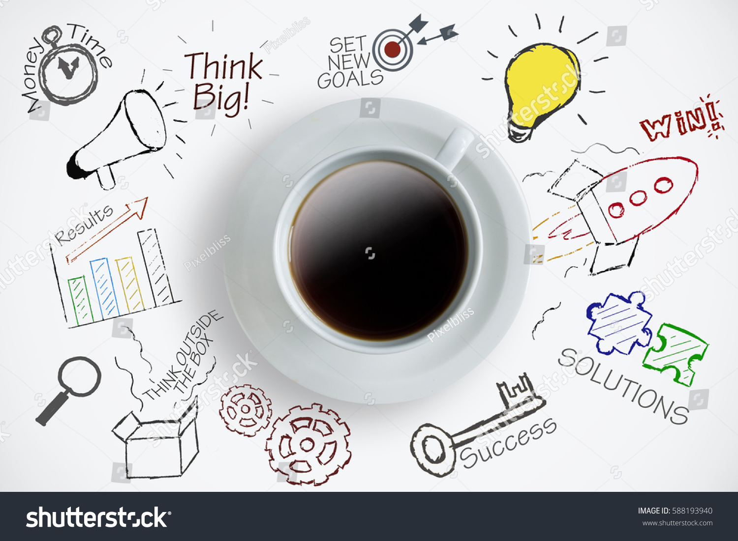 Creative Mind Map Stock Photo 588193940 | Shutterstock