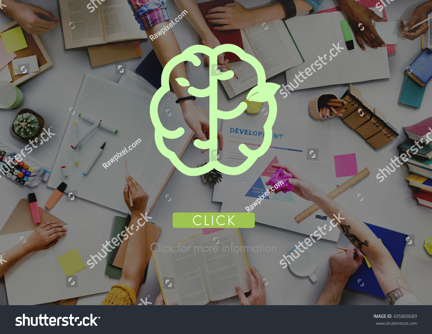 Creative Thinking Big Ideas Refresh Concept Stock Photo 435800689 ...