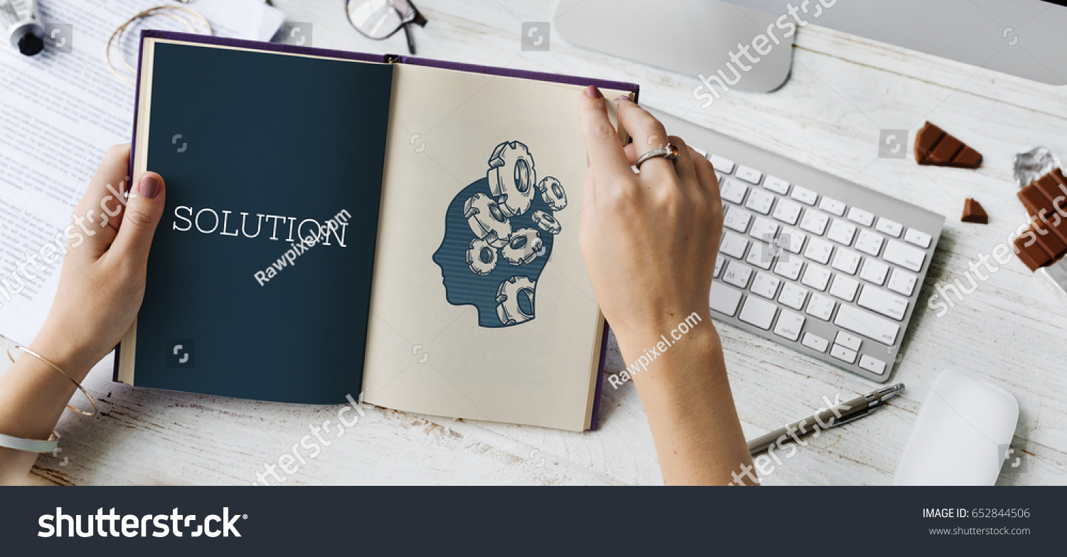 Creative Thinking Ideas Innovation Problem Solution Stock Photo ...