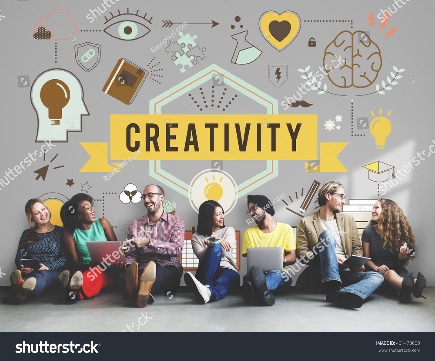 Creativity Ability Aspirations Create Development Concept Stock Photo ...