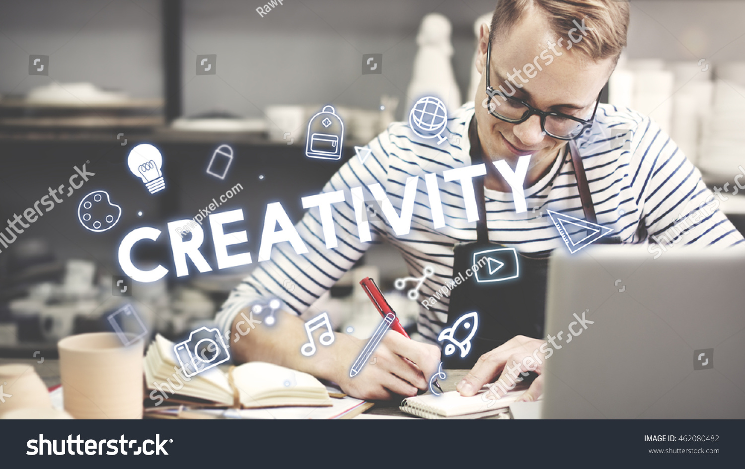 Creativity Design Process Graphics Concept Stock Photo 462080482 ...