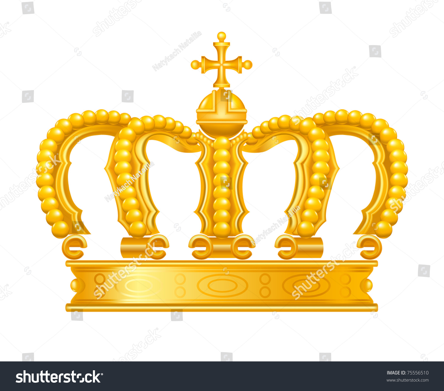 Crown Bitmap Copy Stock Illustration 75556510 | Shutterstock