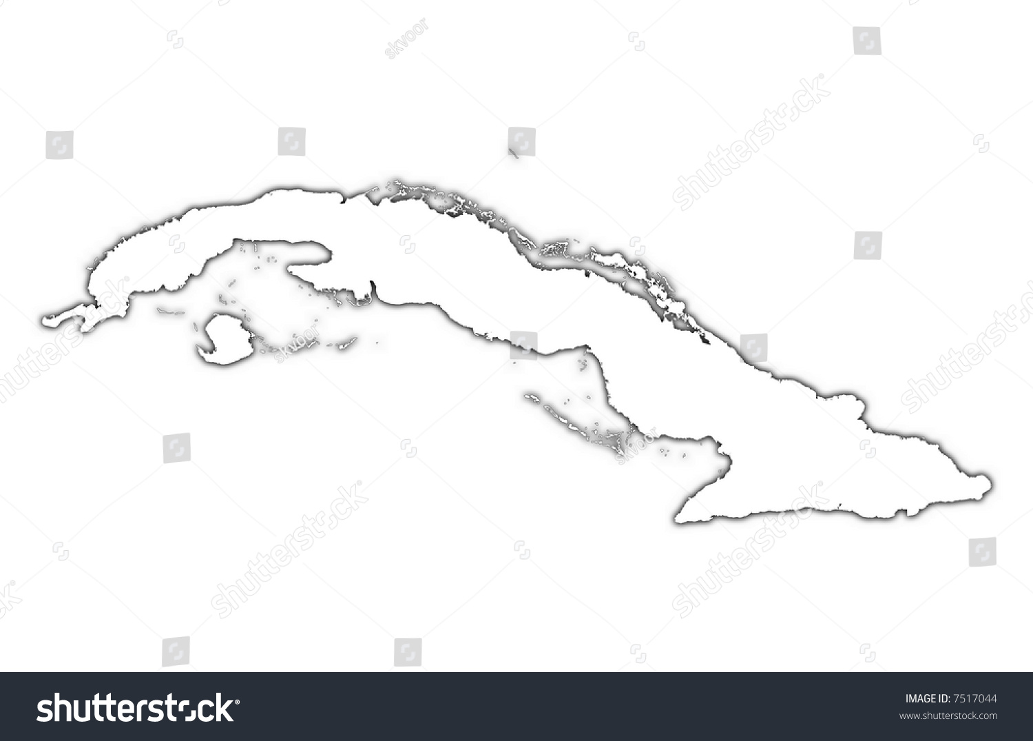 Cuba Outline Map Shadow Detailed Mercator 스톡 일러스트 7517044 | Shutterstock Cuba Outline Map Shadow Detailed Mercator 스톡 일러스트 7517044 | Shutterstock