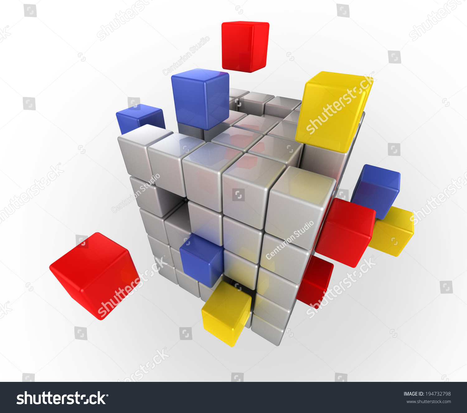 Cube Stock Photo 194732798 : Shutterstock