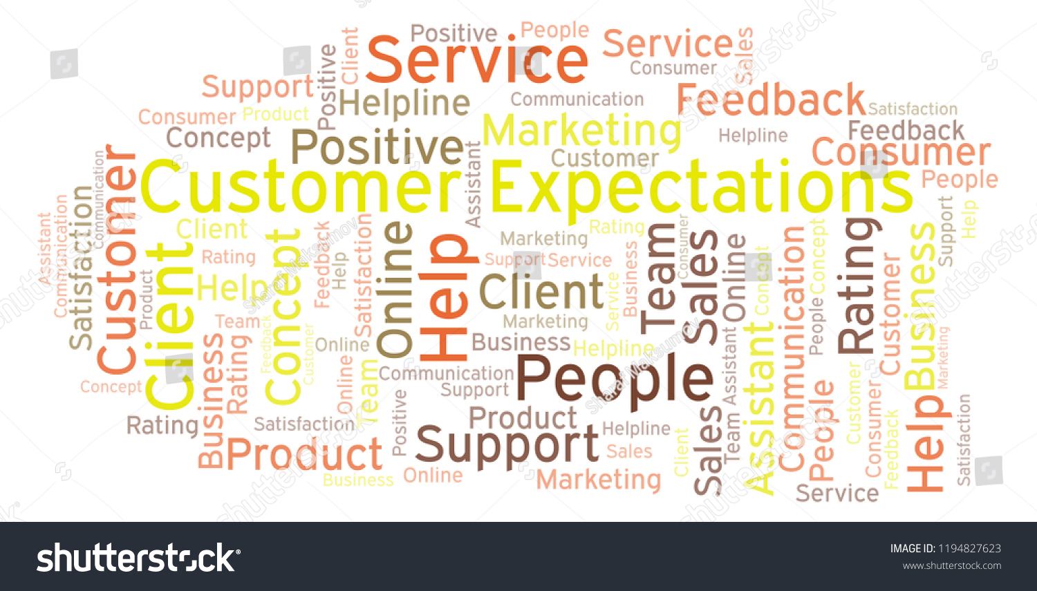 Customer Expectations Word Cloud Stock Illustration 1194827623 ... Customer Expectations Word Cloud Stock Illustration 1194827623 ...