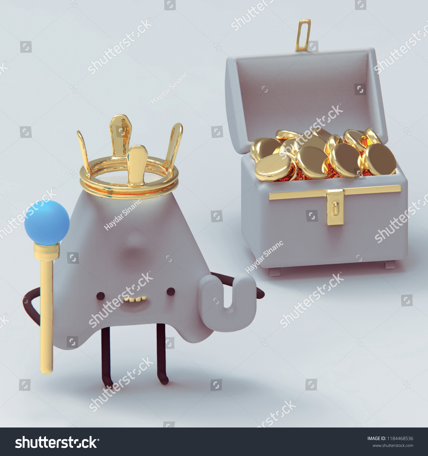 Cute 3d Symbolic Depiction Gold Stock Illustration 1184468536 ... Cute 3d Symbolic Depiction Gold Stock Illustration 1184468536 ...