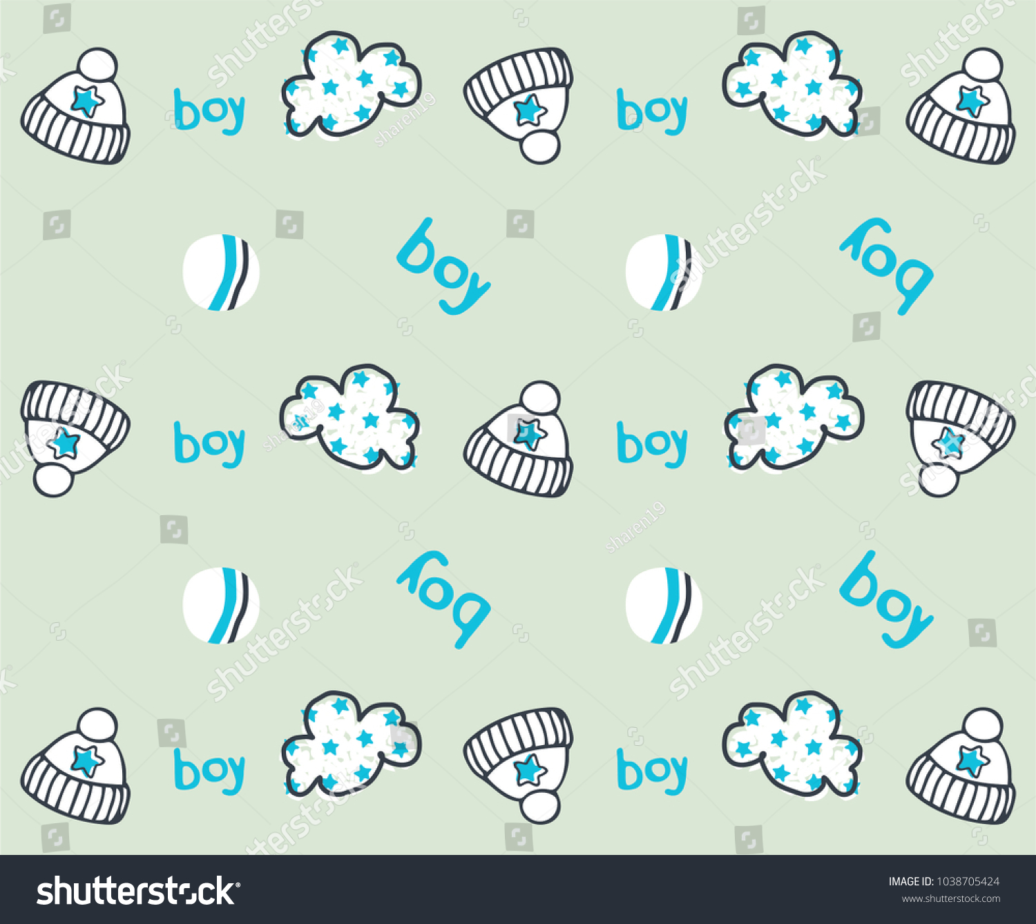 Cute Object Background Stock Illustration 1038705424 | Shutterstock