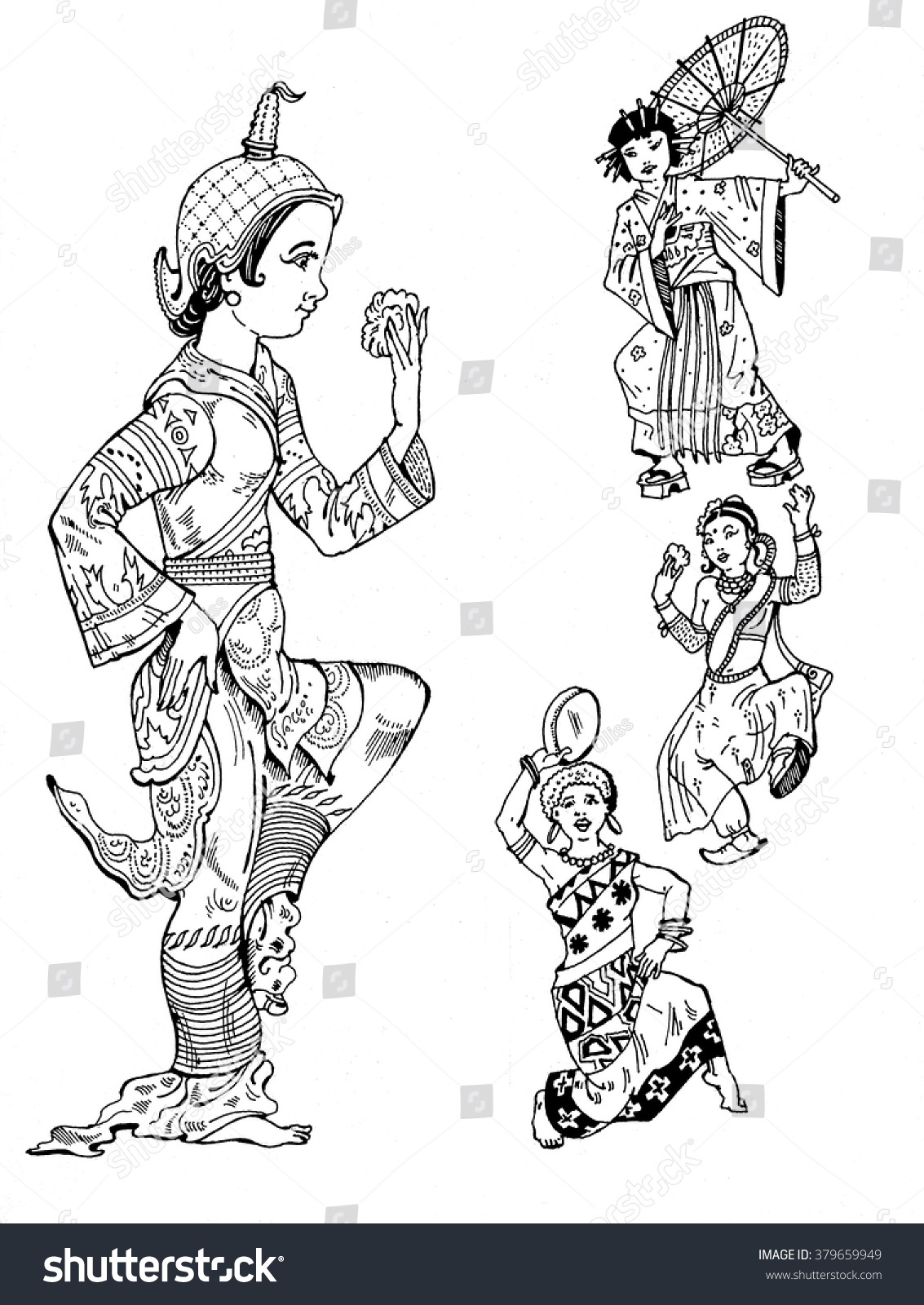 Dance Stock Illustration 379659949