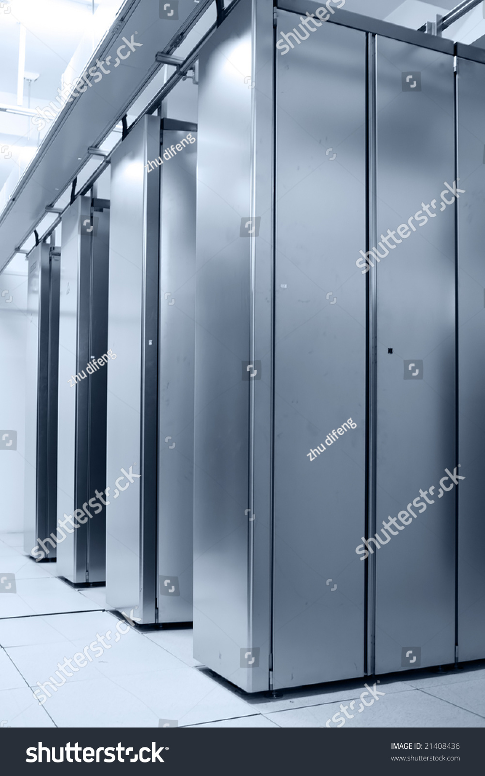 Data Center Interior Stock Photo 21408436 | Shutterstock