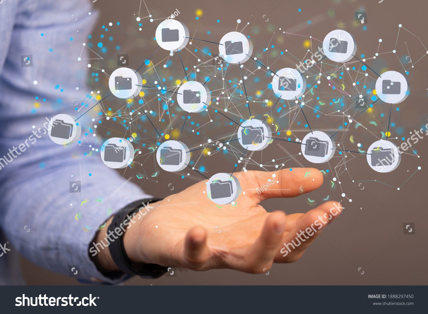 Data Internet Infrastructure Concept Abstract Technology Stock Photo ...
