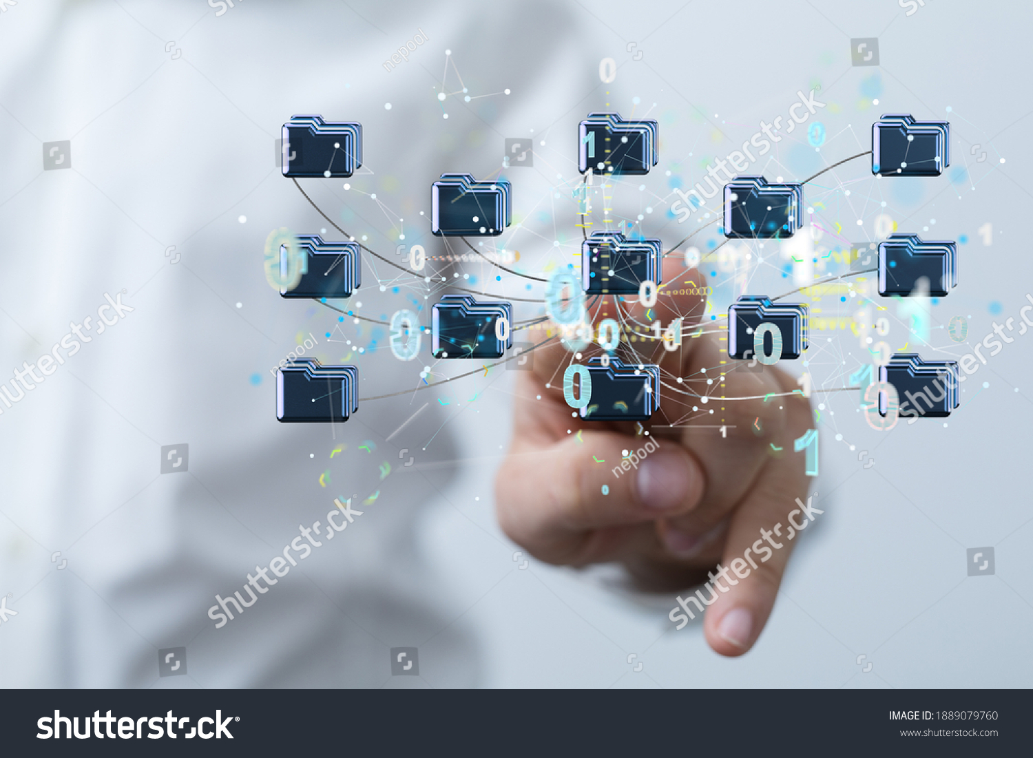 Data Internet Infrastructure Concept Abstract Technology Stock Photo ...