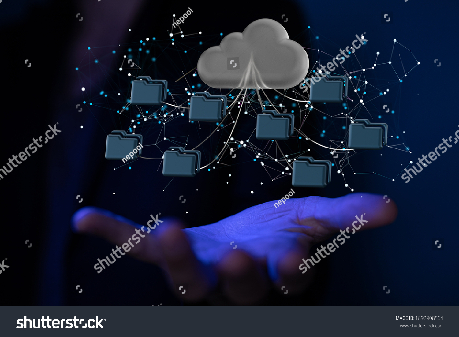 Data Internet Infrastructure Concept Abstract Technology Stock Photo ...
