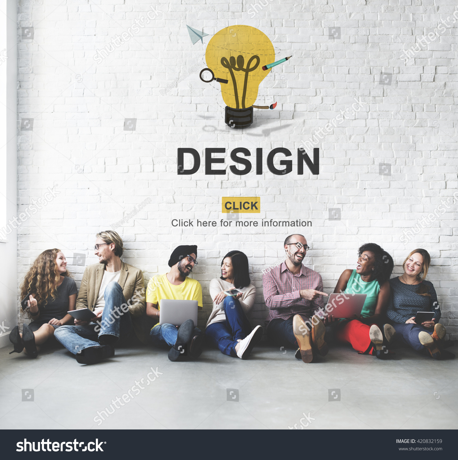 Design Creative Draft Drawing Ideas Object Stock Photo 420832159 ...