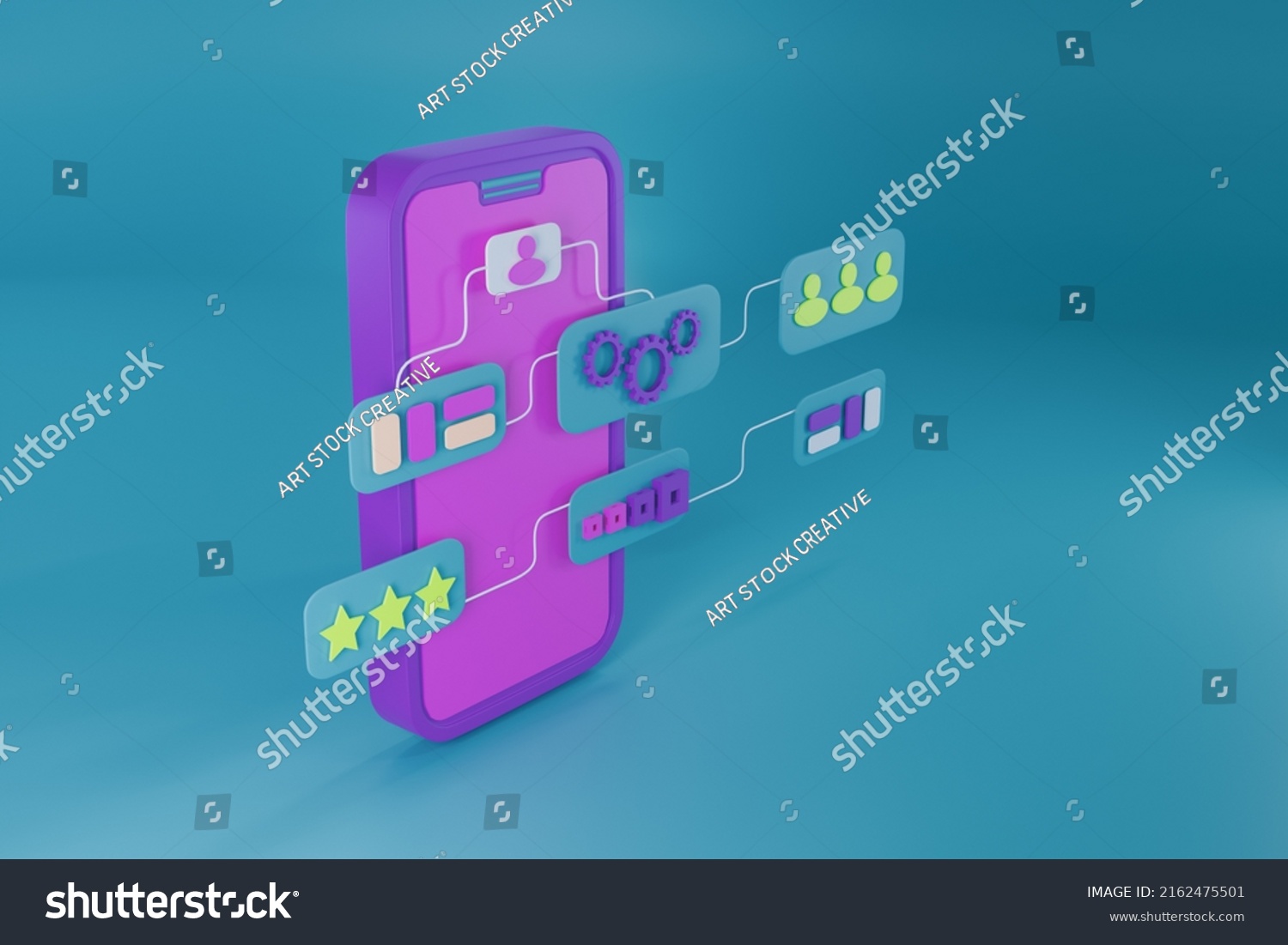 Designer Data Process Development Data Prototype Stock Illustration ...