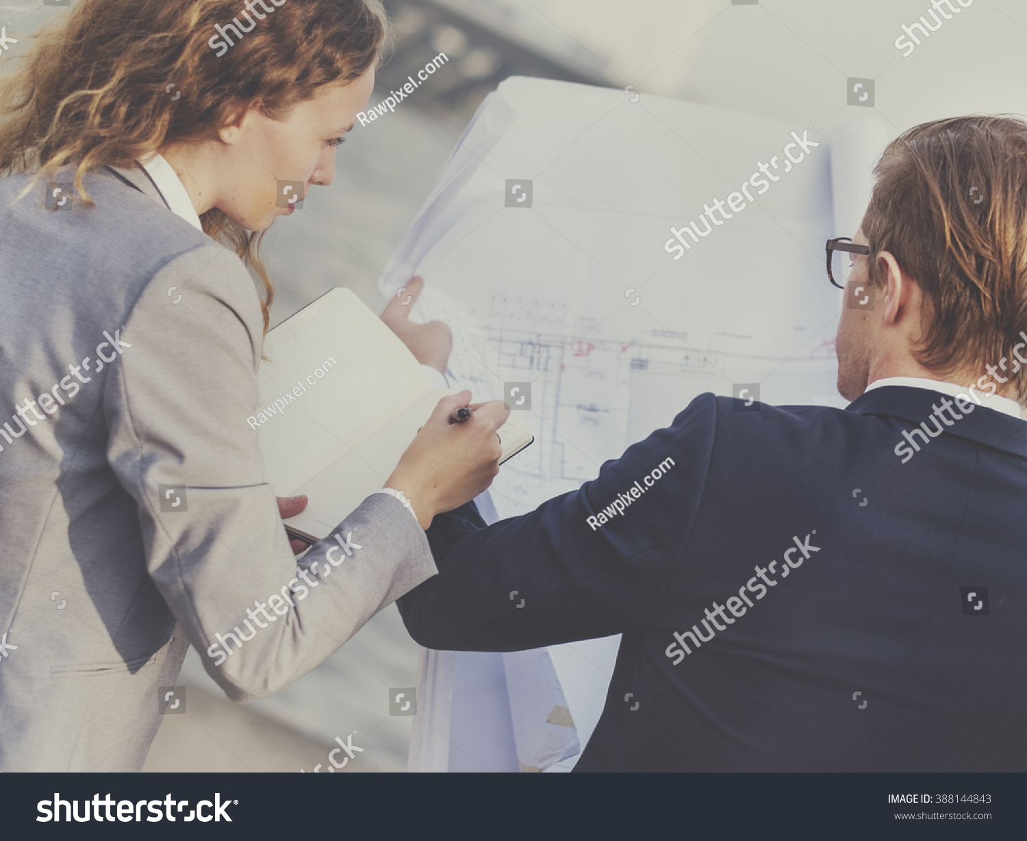 Developer Survey Planning Structure Construction Concept Stock Photo ...